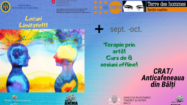 NEW # curs de artterapie pentru tineri La Anticafenea - ANIMA
